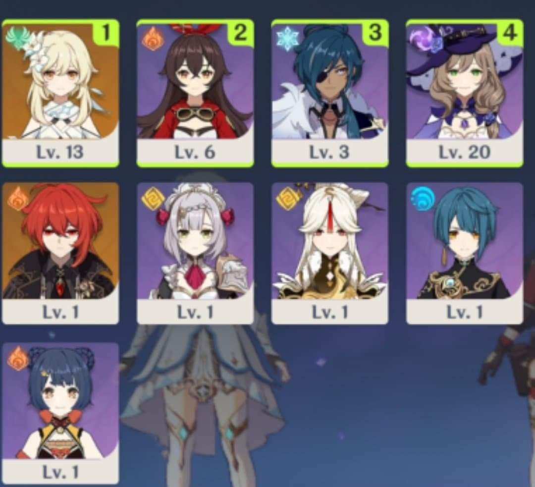 STARTER DILUC 10 ( ZIC) GENSHIN IMPACT ACCOUNT ASIA SERVER ADVENTURE ...