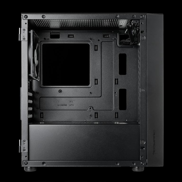 Tecware Nexus Air M2 TG M 2 MATX ITX PC Casing Case Chassis - BLACK ...