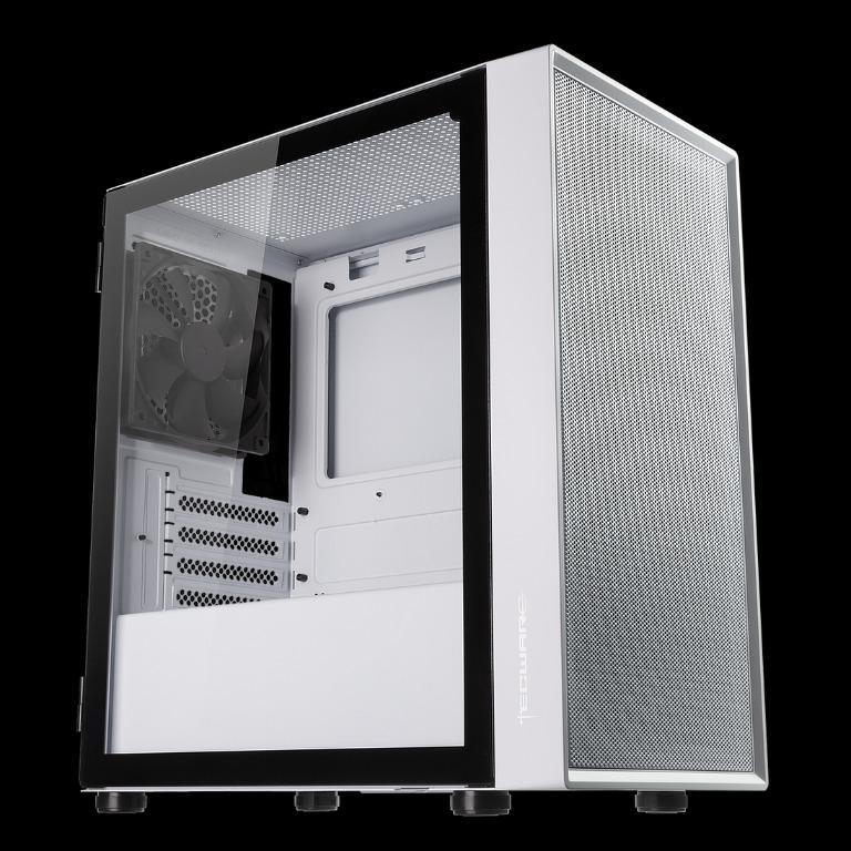 Tecware Nexus Air M2 TG M 2 MATX ITX PC Casing Case Chassis - BLACK ...