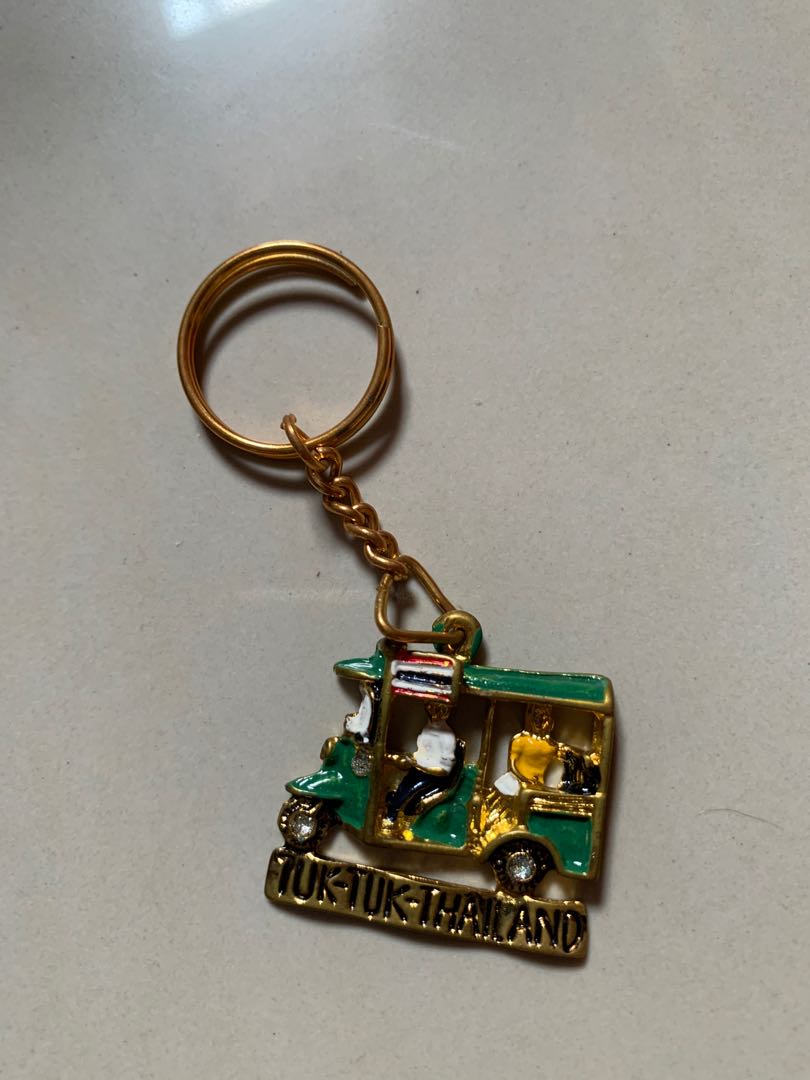 Thailand Tuk Tuk Keychain, Hobbies & Toys, Stationery & Craft, Handmade ...