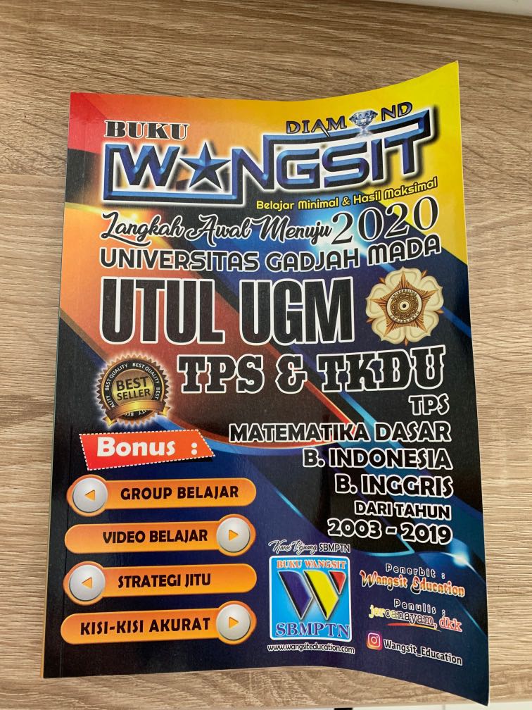 Wangsit UTUL UGM TPS&TKDU Edisi 2020, Buku & Alat Tulis, Buku di Carousell