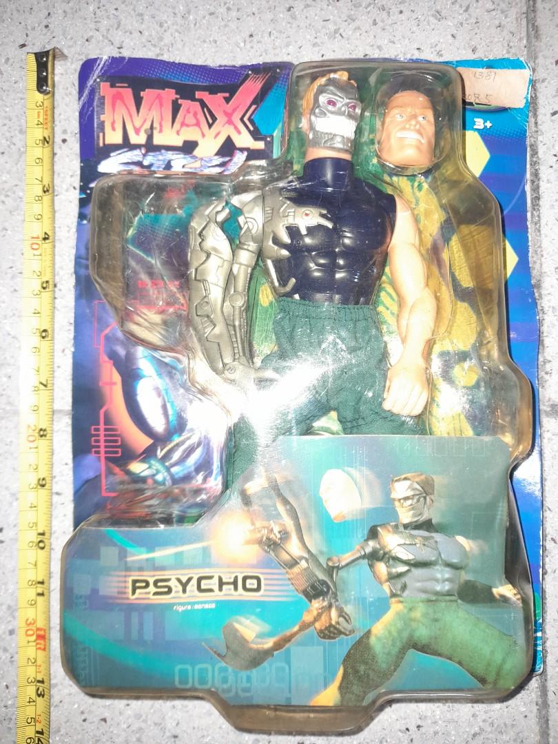 全新舊玩具 MAX STEEL PSYCHO, 興趣及遊戲, 玩具 & 遊戲類 - Carousell