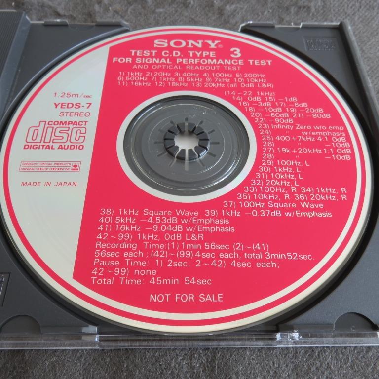 (非賣品) SONY．TEST TYPE 3 精選 CD (日本版), 興趣及遊戲, 音樂、樂器 & 配件, 音樂與媒體 - CD 及 DVD ...