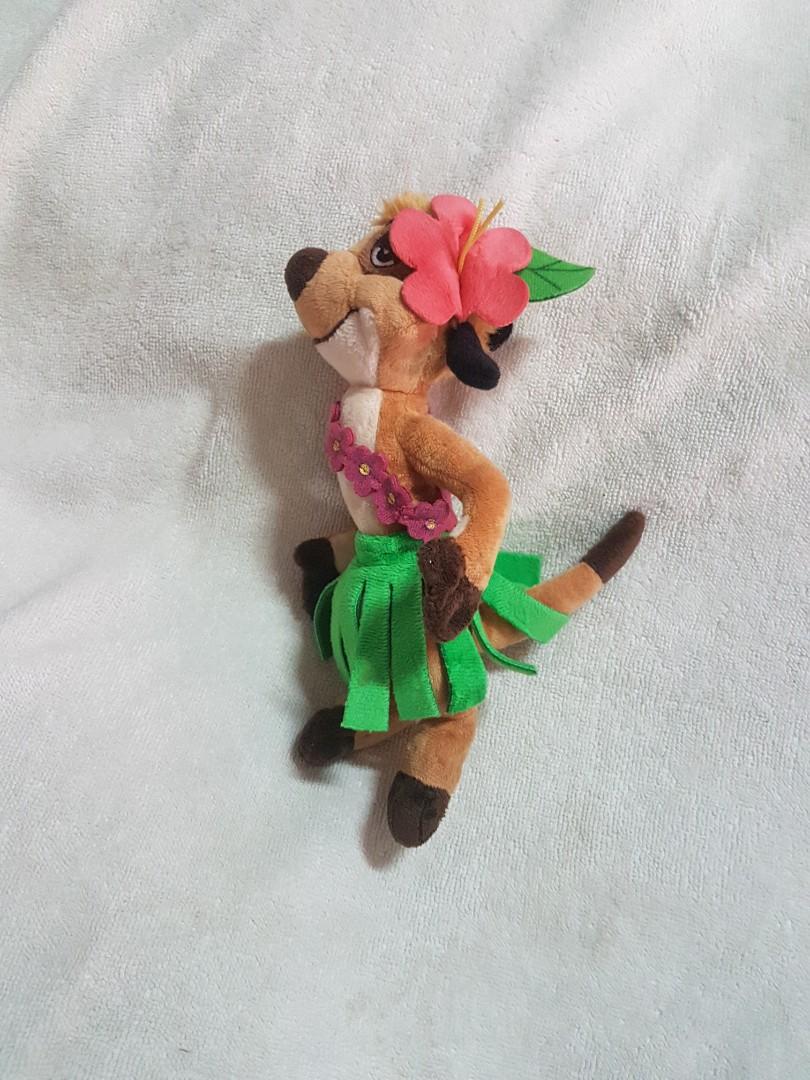 Authentic Rare Disney The Lion King Timon the Meerkat in Hula Outfit ...
