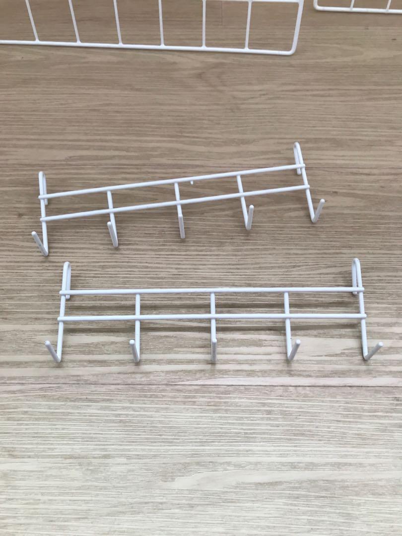 DAISO Wire racks w/ accessories, Furniture & Home Living, Home ...