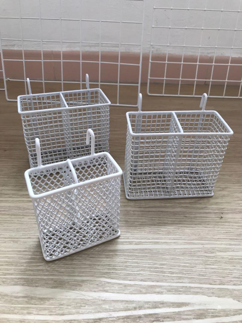 DAISO Wire racks w/ accessories, Furniture & Home Living, Home ...