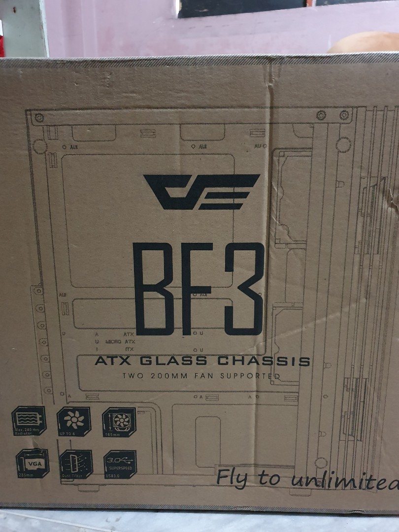 Dark Flash BF3 Case WITH FREEBIE, Computers & Tech, Parts & Accessories ...