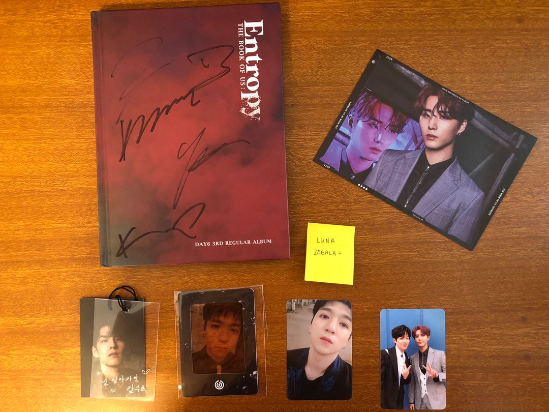 Day6 Signed Album Entropy Sweet Ver., Hobbies & Toys, Memorabilia ...