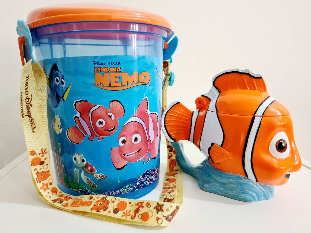 Disney Pixar Finding Nemo - Japan Disneyland Popcorn Bucket & Cup Combo ...