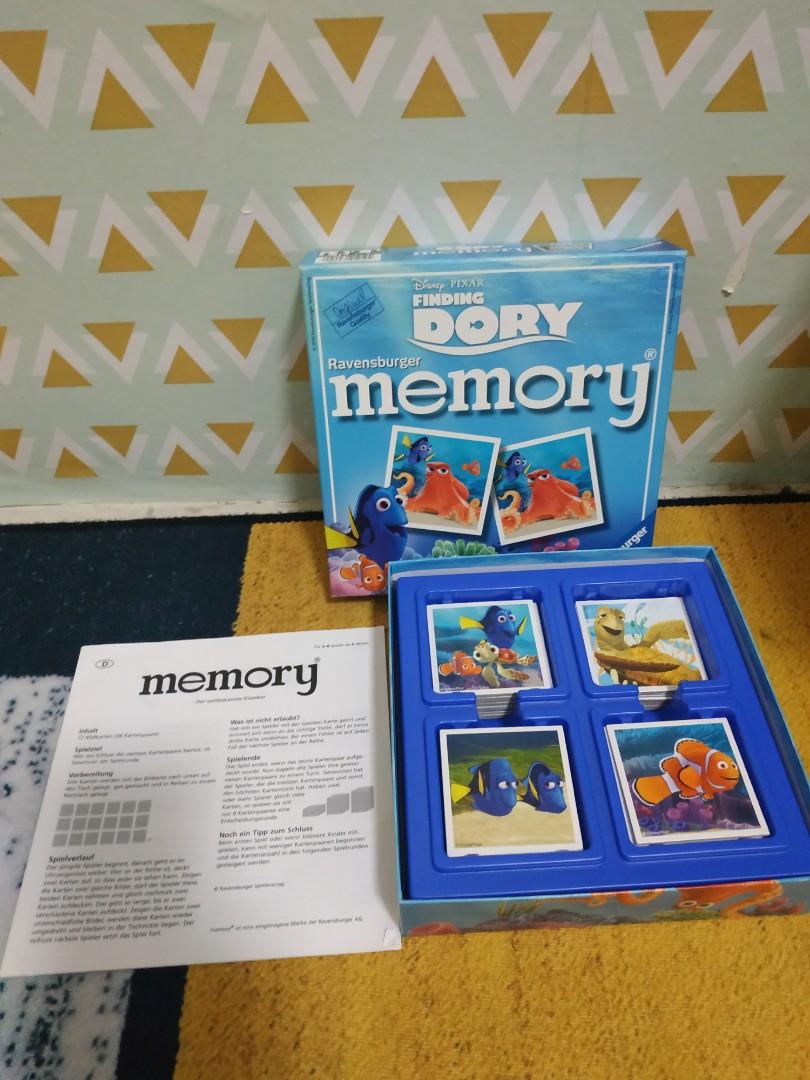 Finding Dory Memory Match Cards, Hobbies & Toys, Toys & Games on Carousell
