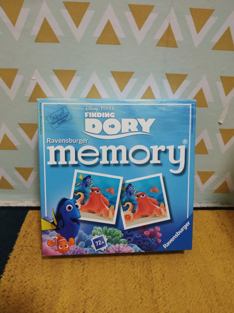 Finding Dory Memory Match Cards, Hobbies & Toys, Toys & Games on Carousell