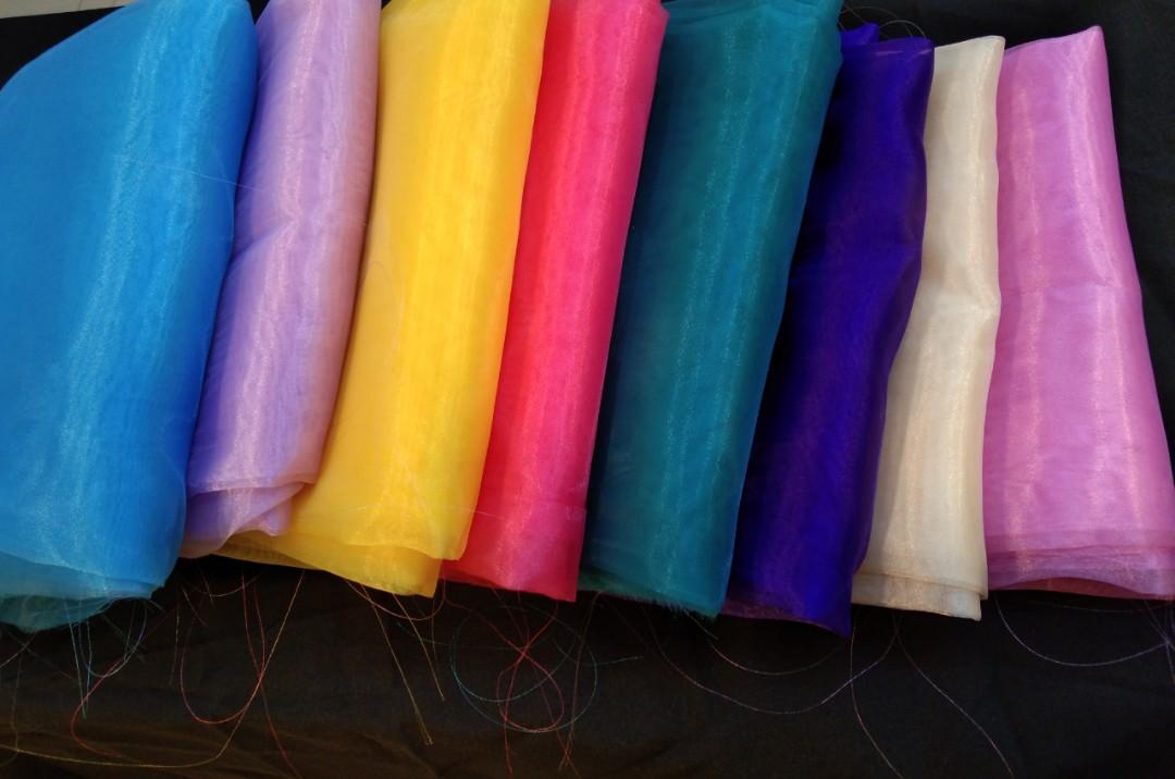Frosted Organza 60" ( Color Chart), Hobbies & Toys, Stationary & Craft ...