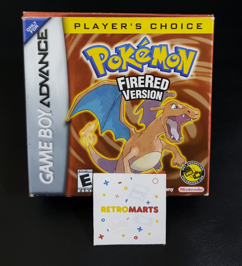 GBA Game: Pokemon FireRed Version Complete in box, Video Gaming, Video ...