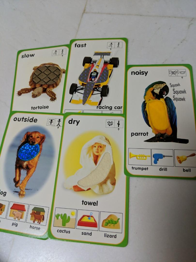 Hands-on learning educational touch and feel cards, Hobbies & Toys ...