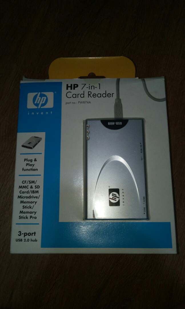 HP 7-in-1 Card Reader, Mobile Phones & Gadgets, E-Readers on Carousell
