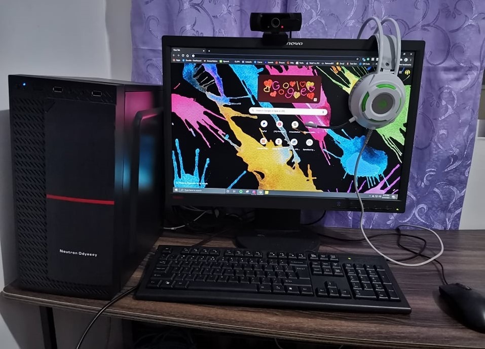 Complete Computer Desktop Set for Gaming, Online School and WFH: Intel ...