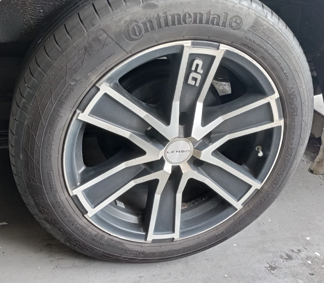Lenso dp rim + tyre (17 inch), Car Accessories, Tyres & Rims on Carousell