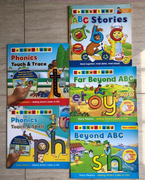 LETTERLAND ABC PHONICS BOOKS (5 BOOKS!!!) BUNDLE DEAL, Hobbies & Toys ...