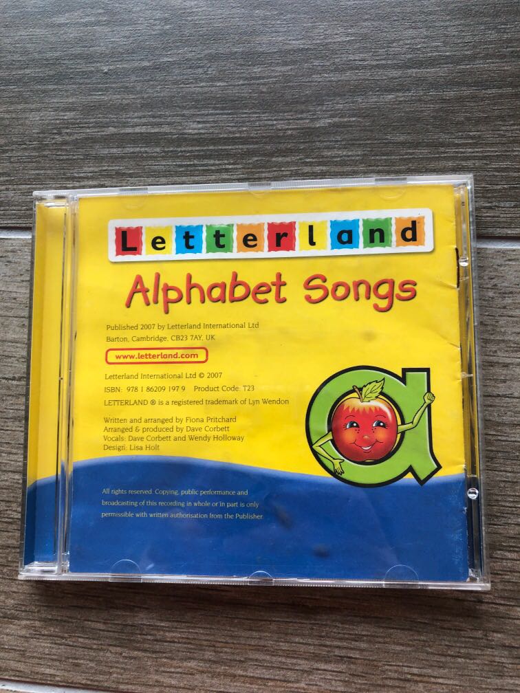 Letterland Alphabet Songs CD, Hobbies & Toys, Music & Media, CDs & DVDs ...