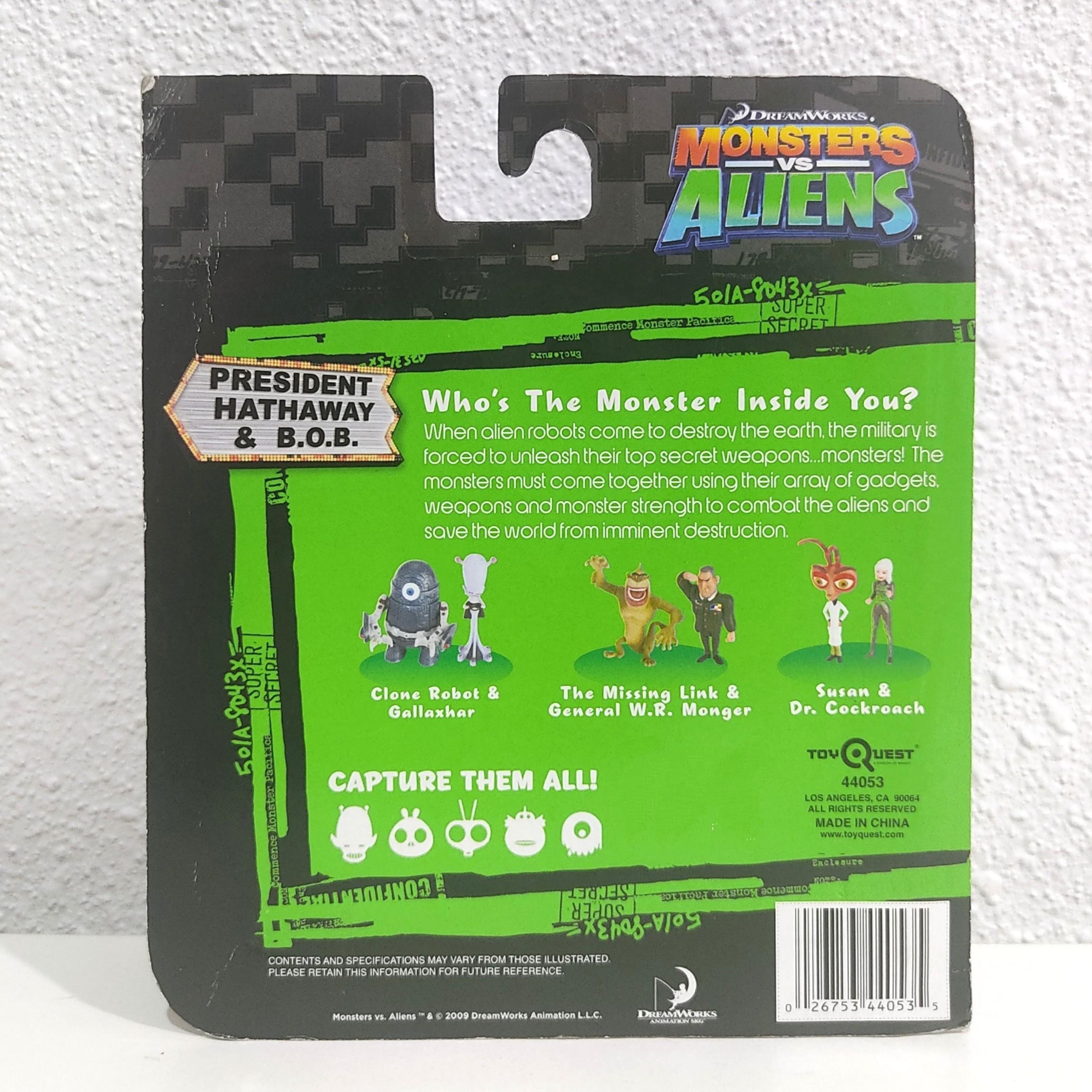 Monsters Vs Aliens President Hathaway & B.O.B ©2009 Dreamworks ...