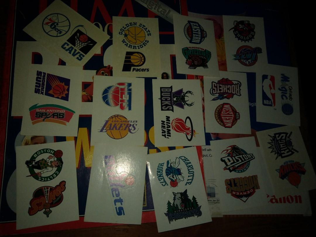 nba logo stickers, Hobbies & Toys, Memorabilia & Collectibles ...