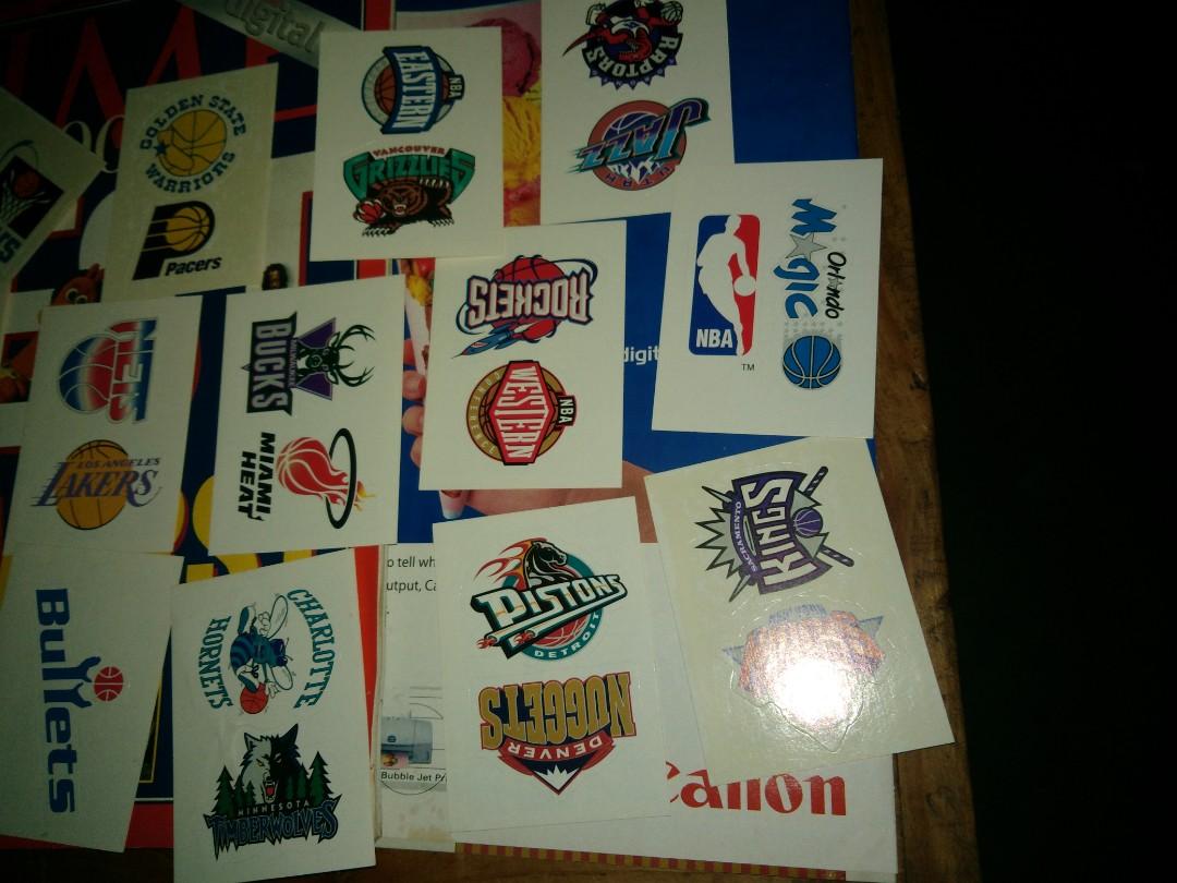 nba logo stickers, Hobbies & Toys, Memorabilia & Collectibles ...