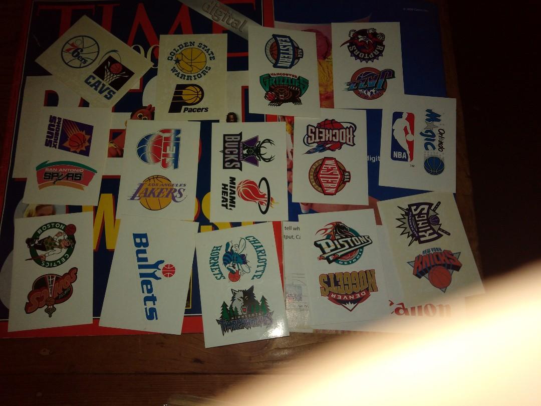 nba logo stickers, Hobbies & Toys, Memorabilia & Collectibles ...