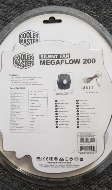 NEW - Megaflow200 Fan, Computers & Tech, Parts & Accessories, Computer ...