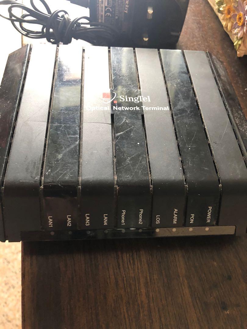 Optical Network Terminal ONT from Singtel, Computers & Tech, Parts ...