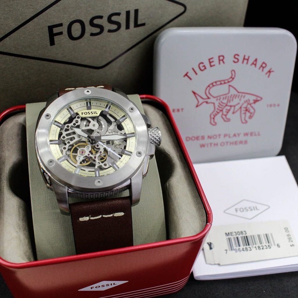 Original 100% Fossil Watch ME3083, Fesyen Pria, Jam Tangan di Carousell