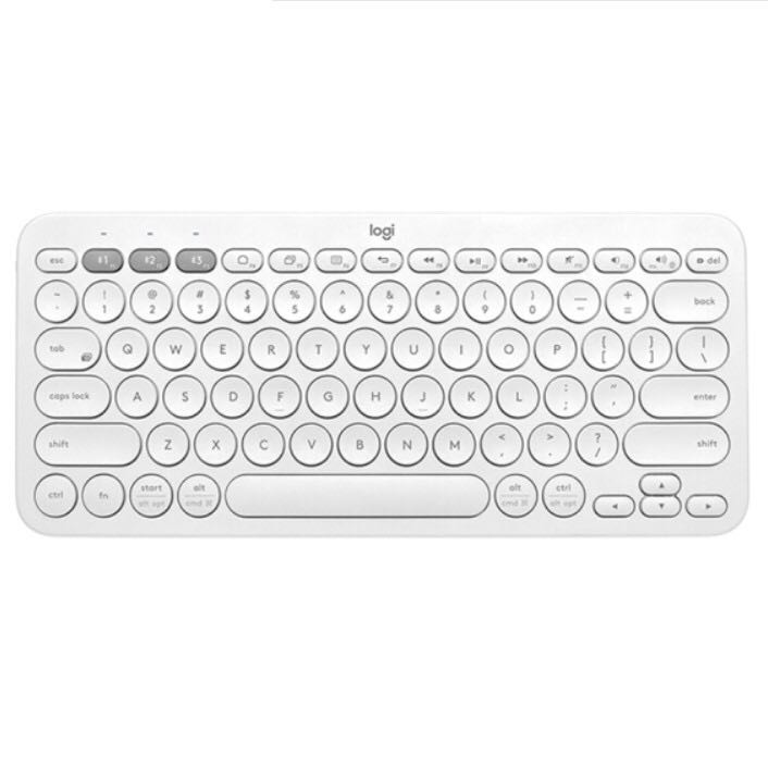 Orignal White Logitech K380 Keyboard with complete box + freebies ...