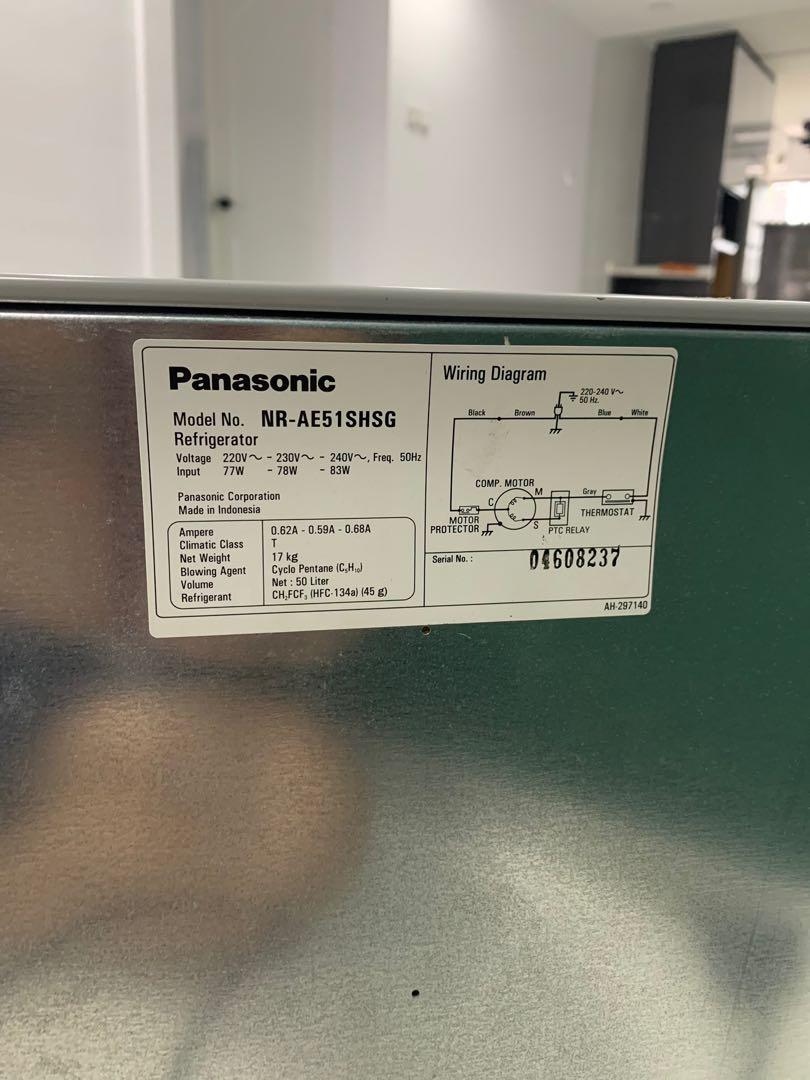 Panasonic Mini Fridge, TV & Home Appliances, Kitchen Appliances ...