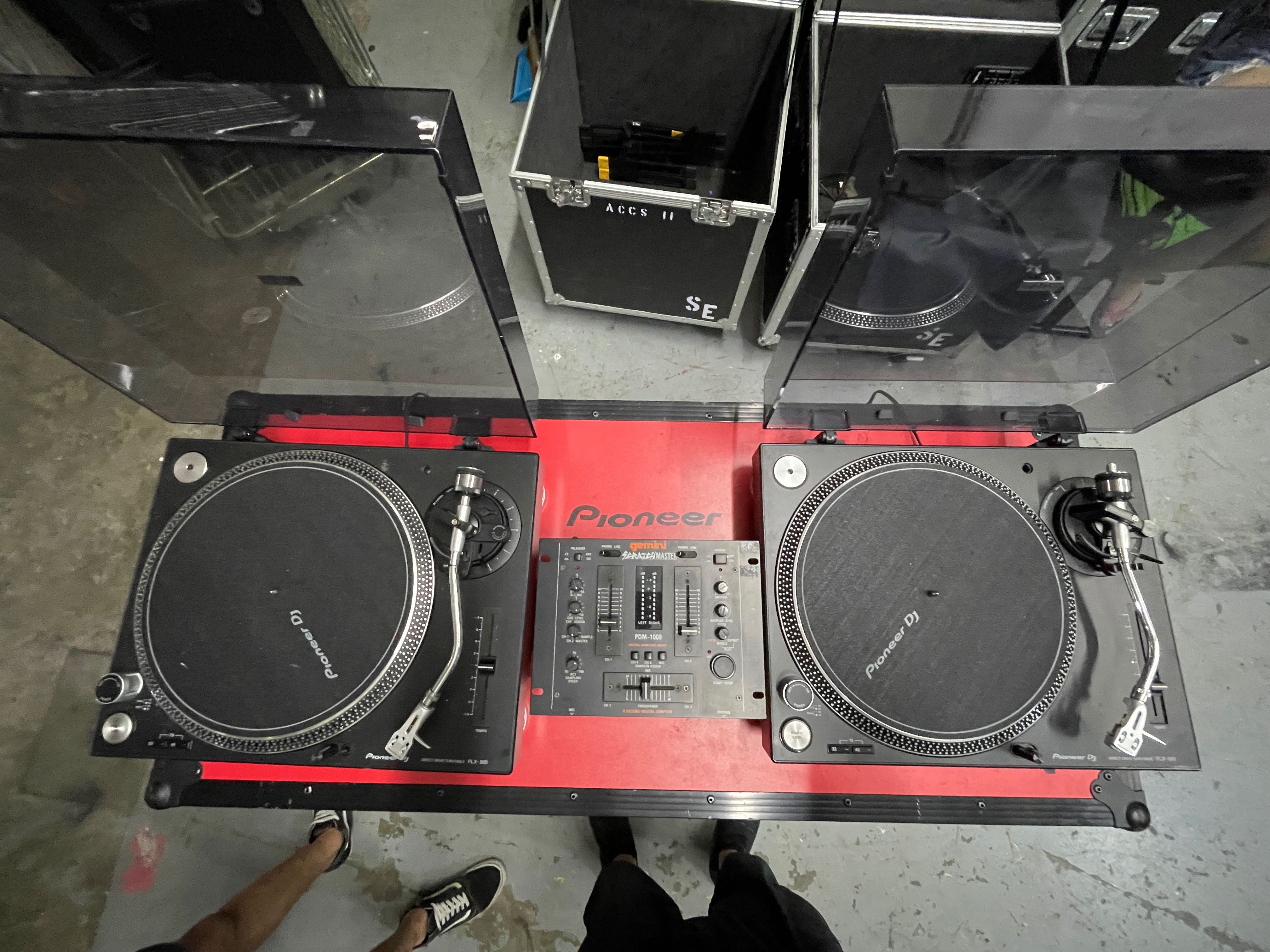 Pioneer PLX-500 Gemini Scratch Master turntables DJ Equipment, Audio ...