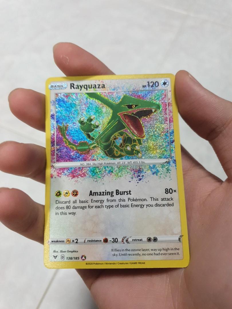 Pokemon Card Rayquaza Amazing Rare, Hobbies & Toys, Toys & Games on ...