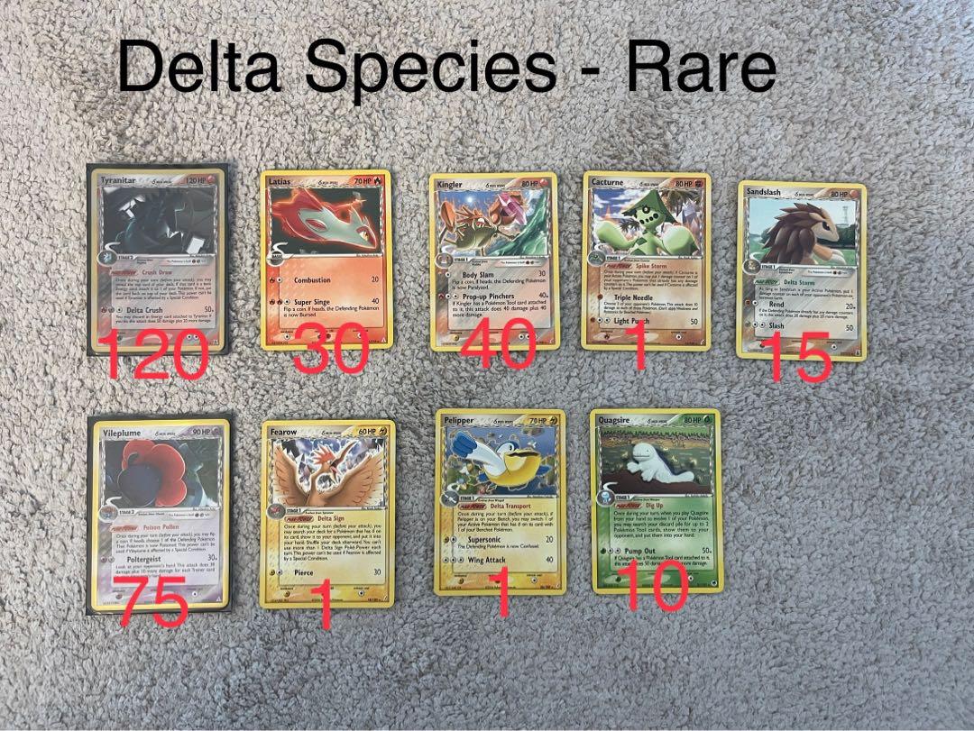 Pokémon TCG - Delta Species Rare, Hobbies & Toys, Collectibles ...