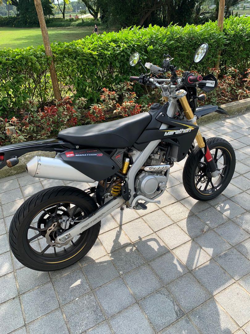 Rieju Marathon 200 , 4251 kms, Motorcycles, Motorcycles for Sale, Class ...