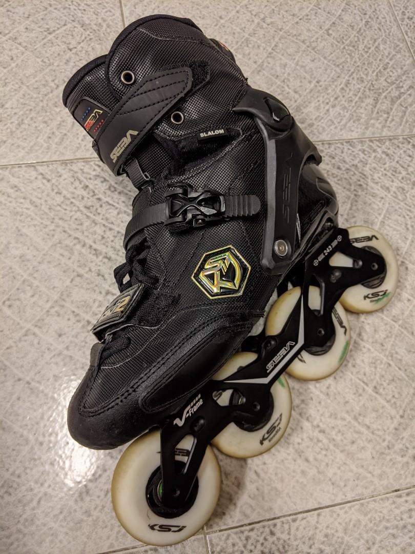 SEBA KSJ2 inline skates (rollerblades) EU42 carbon fiber boot, Sports ...