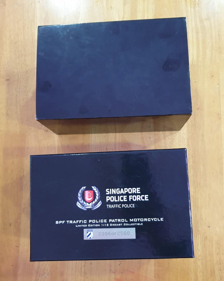 SPF SINGAPORE POLICE FORCE TRAFFIC POLICE PATROL MOTORCYCLE diecast ...