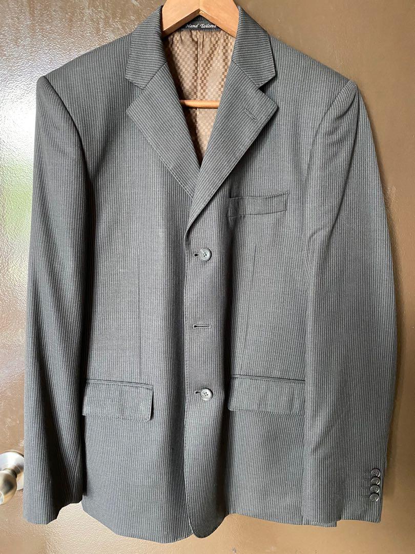 Tailor Made Italian Wool Suit, Men's Fashion, Tops & Sets, Formal ...