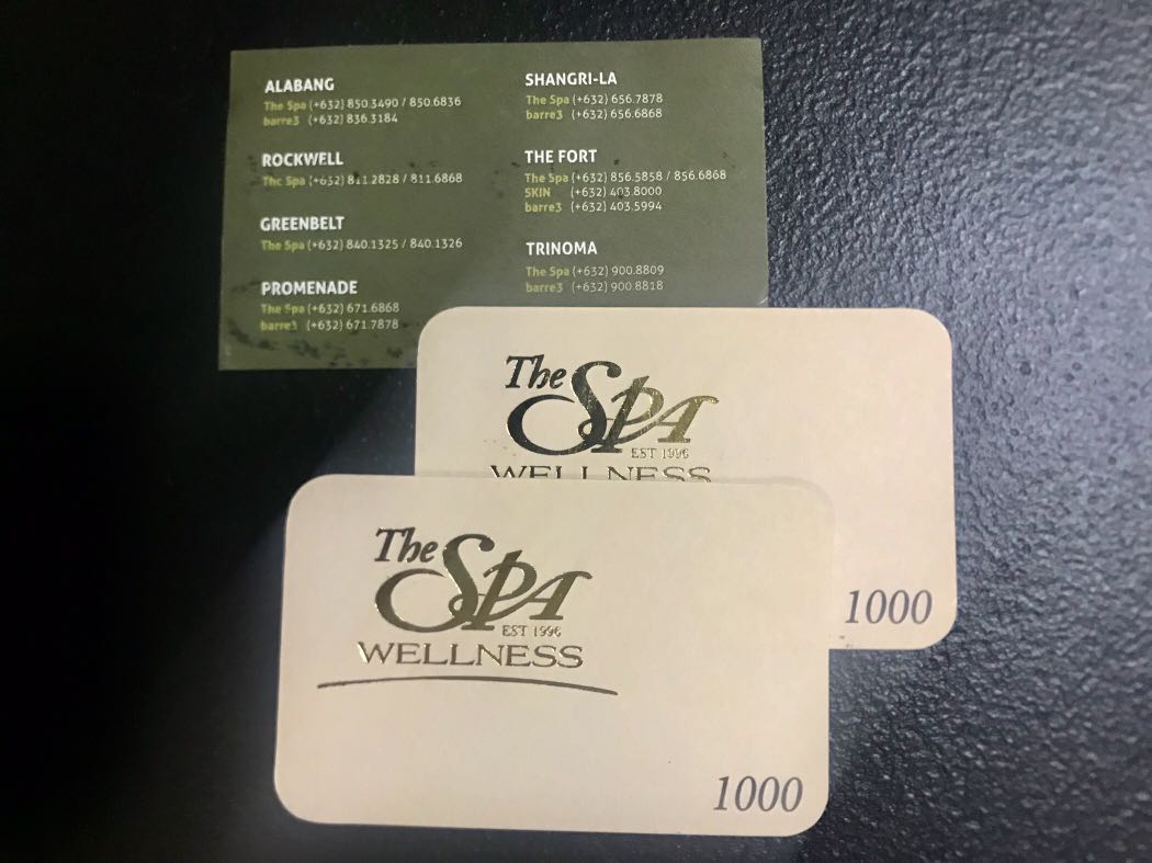 [SALE!] The Spa Wellness Gift Card (P300 OFF!), Tickets & Vouchers ...