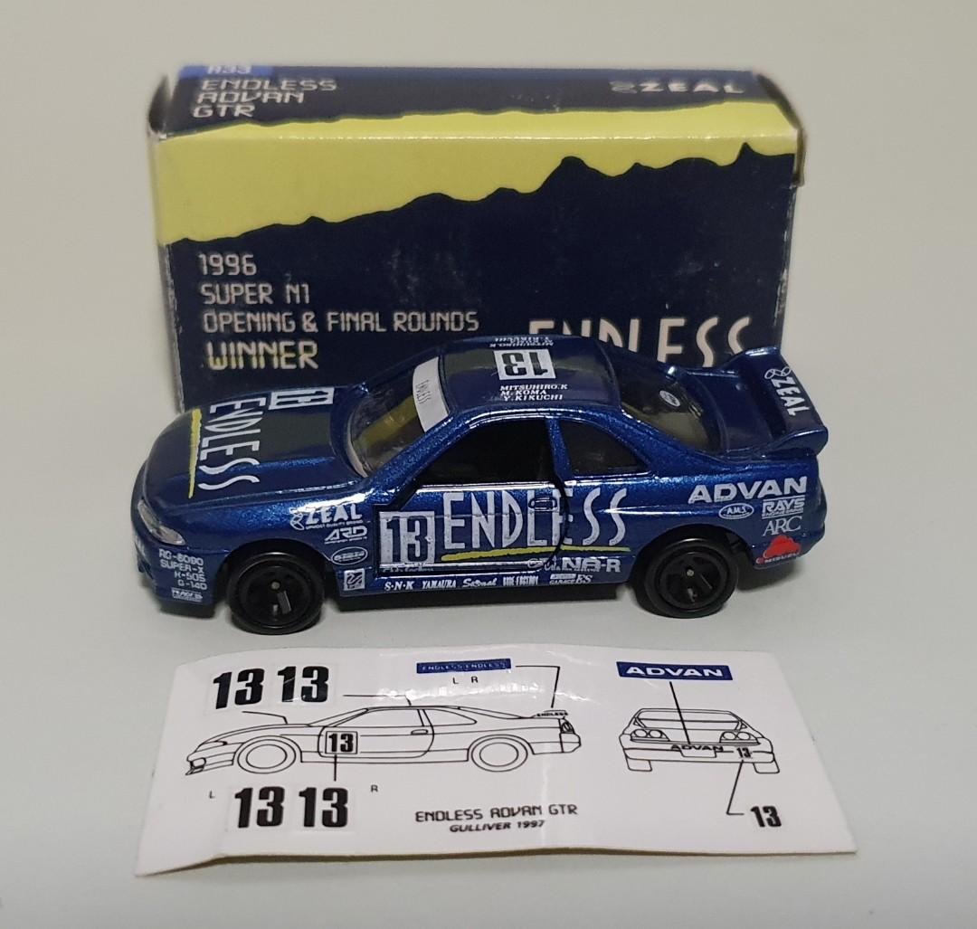 Tomica Nissan Skyline GT-R R33 Endless Advan 1996 Super N1, Hobbies ...