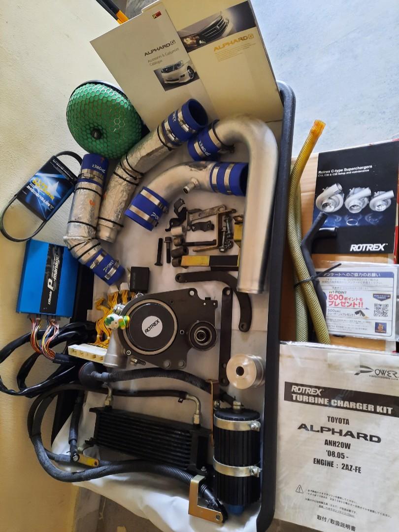 TOYOTA ALPHARD ROTREX SUPERCHARGER kit, Auto Accessories on Carousell
