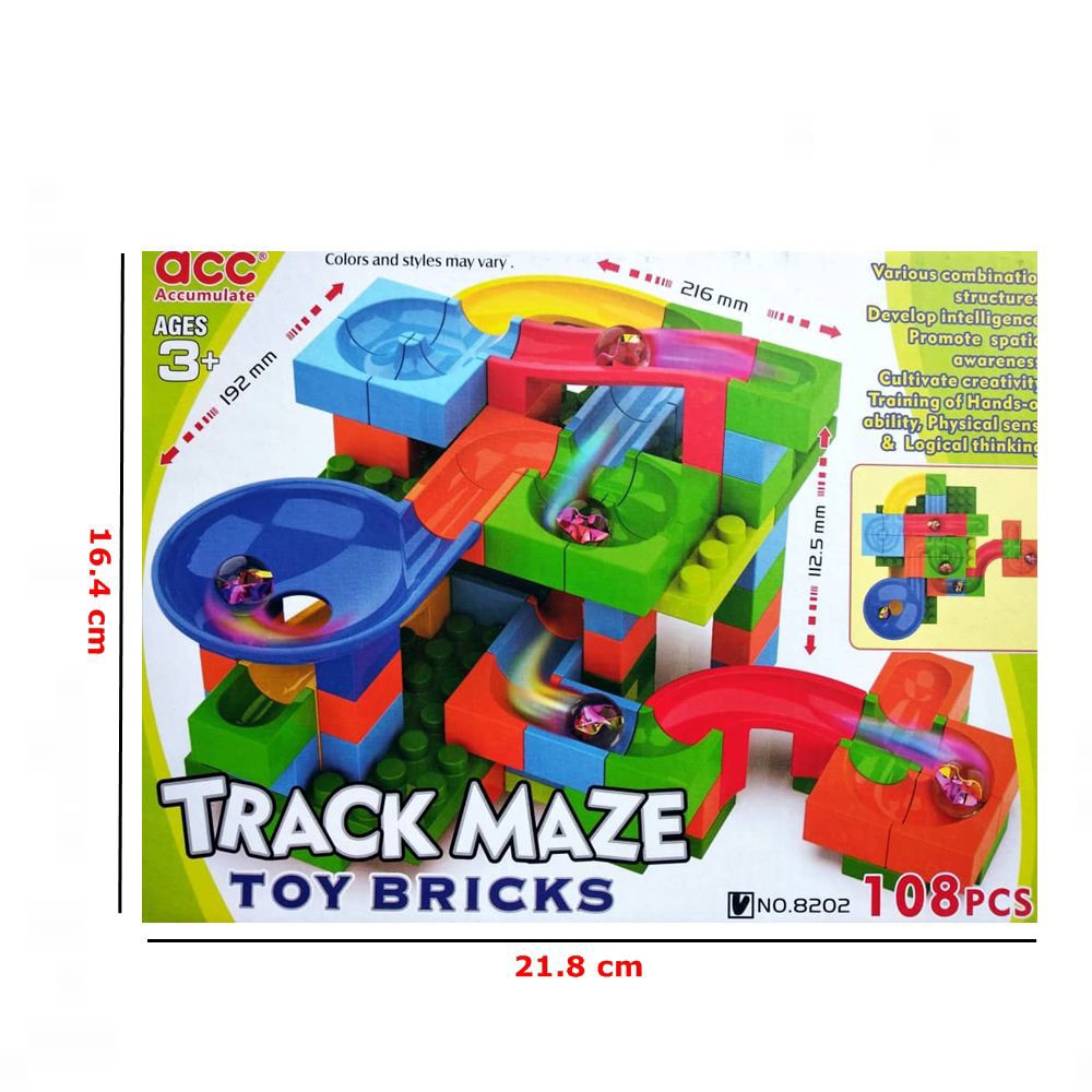 TRACK MAZE TOY BRICKS, Hobbies & Toys, Toys & Games on Carousell