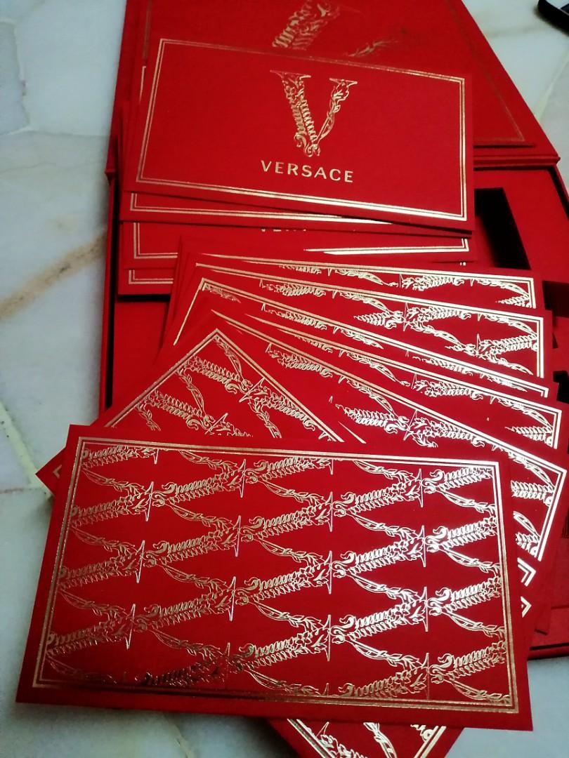 Versace last year 2020 collection red packet, Luxury, Accessories on ...