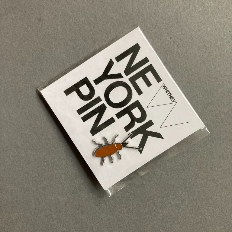 WHITNEY MUSEUM New York Cockroach Pin, Hobbies & Toys, Stationery ...