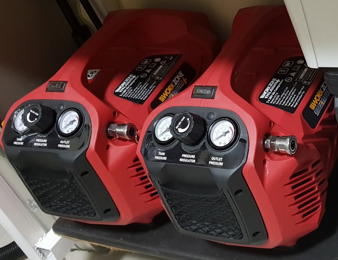 Workzone cordless compressor 4L tank unit only, Commercial & Industrial ...