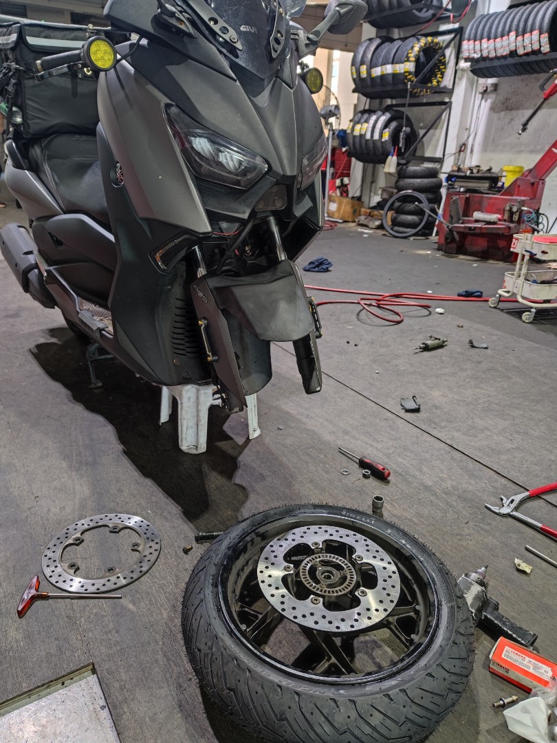 XMAX DISC PLATE CLICK HERE‼️, Motorcycles, Motorcycle Accessories on ...