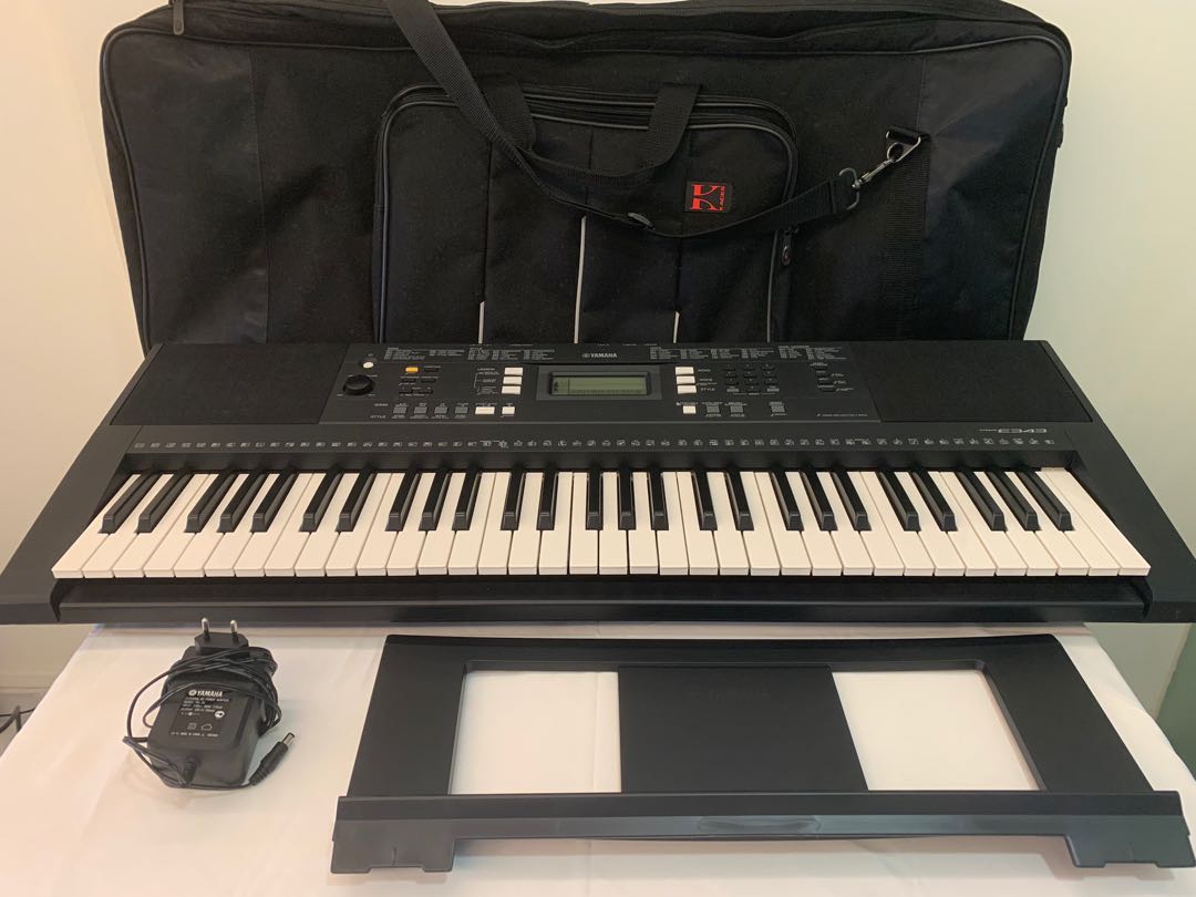 Yamaha PSR-E343 Portable Keyboard, Hobbies & Toys, Music & Media ...