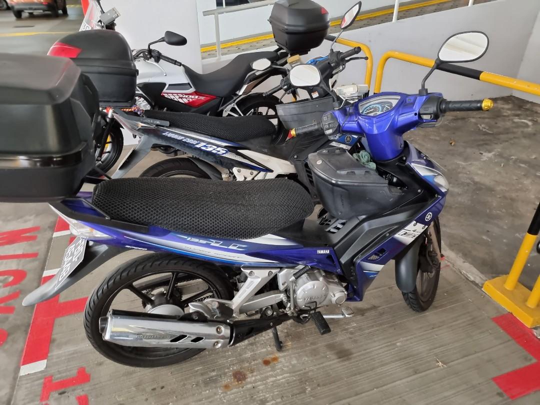 Yamaha T135 COE end on Feb 2024, Motorcycles, Motorcycles for Sale, Class 2B on Carousell