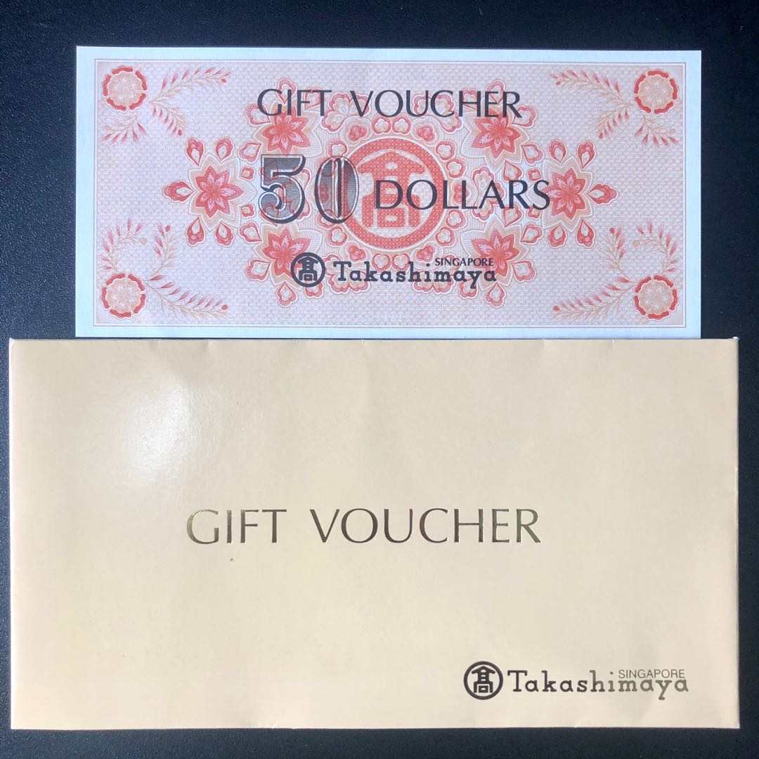 $50 Takashimaya Cash Voucher, Tickets & Vouchers, Vouchers on Carousell